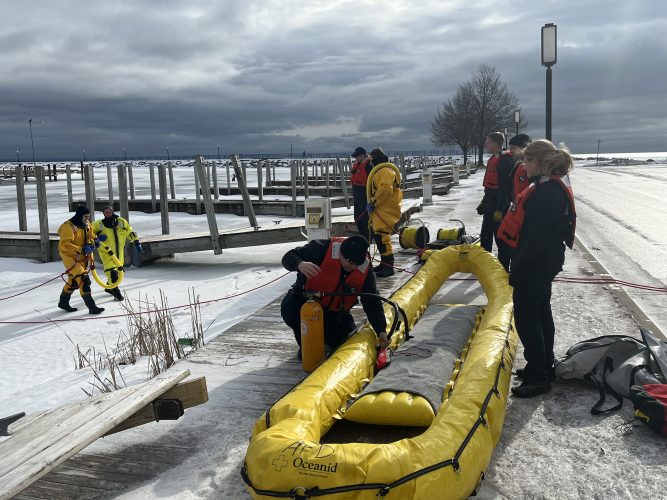 GALLERY: Alpena Fire Department conducts ice training | News, Sports ...